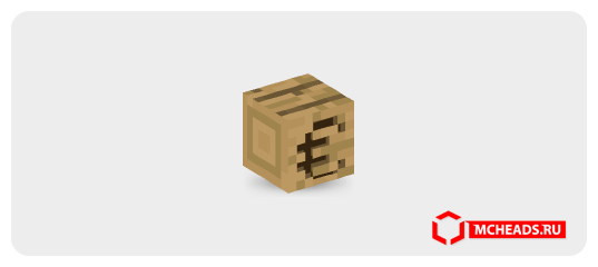 Oak Wood Euro — Minecraft head