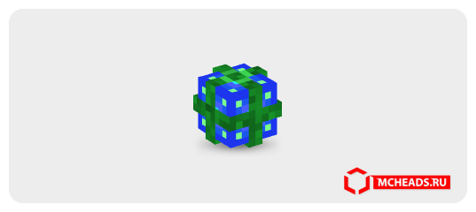 Present (blue) — 7119 — Minecraft head