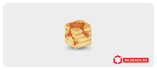 Pancakes with Syrup — Minecraft head
