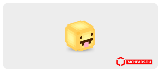 Emoticon Big Smile — Minecraft head