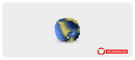 Globe — 6280 — Minecraft head