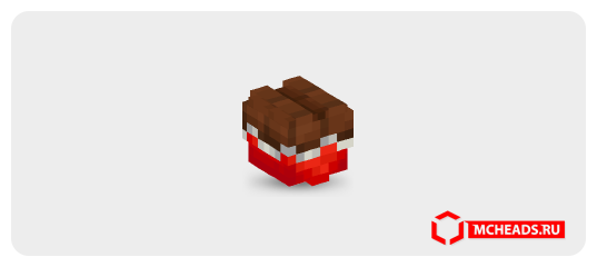 Chocolate Heart (unwrapped) — 60307 — Minecraft head