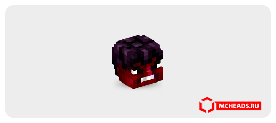 Red Hulk — Minecraft head