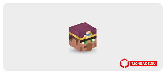 Cleric Villager — Minecraft head