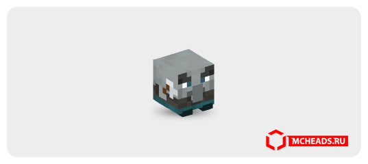 Vindicator Plushie — Minecraft head