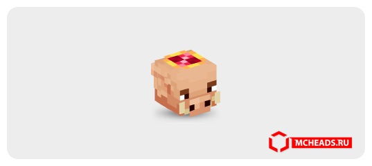 Red Sand Minion X — Minecraft head