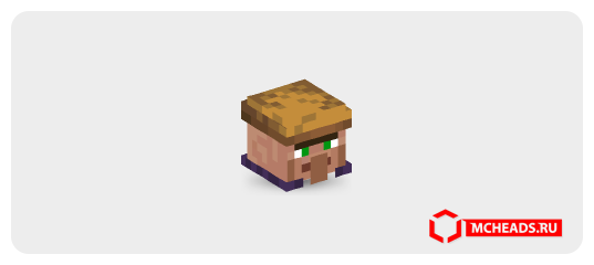 Fisherman Villager — 32883 — Minecraft head