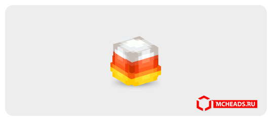 Candy Corn — Minecraft head