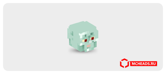Handsome Squidward — Minecraft head
