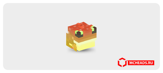Frog (orange) — 95782 — Minecraft head