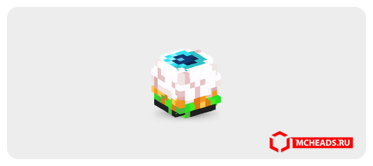 Eye on a Plate — Minecraft head