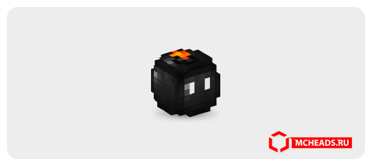 Bob-Omb — 16777 — Minecraft head