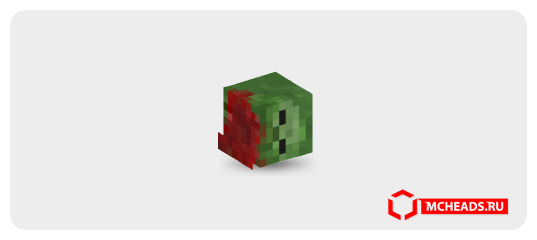 Decapitated Zombie — 329 — Minecraft head