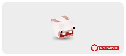 Rabbid — Minecraft head