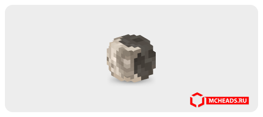 Waning Crescent Moon — Minecraft head