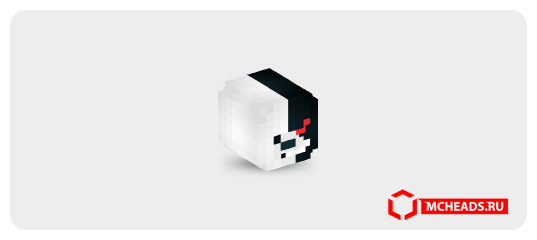 Monokuma — 4817 — Minecraft head