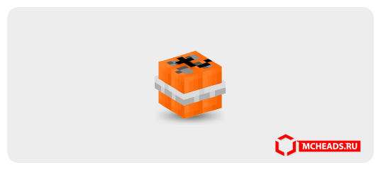 TNT (orange) — 11568 — Minecraft head