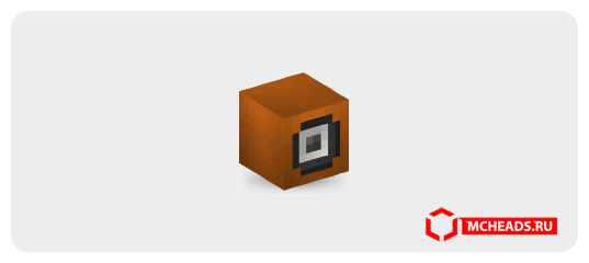 Orange Speaker — Minecraft head