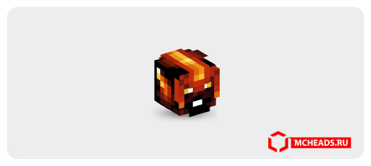 Fire Demon — 731 — Minecraft head