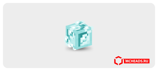 Soap with Suds (blue) — Minecraft head