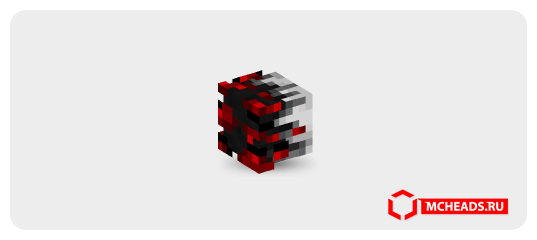 Corrupted Skeleton — Minecraft head