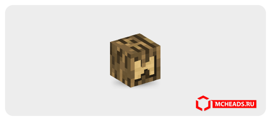 Oak Log И — Minecraft head