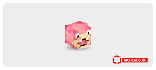 Slowpoke (#079) — Minecraft head