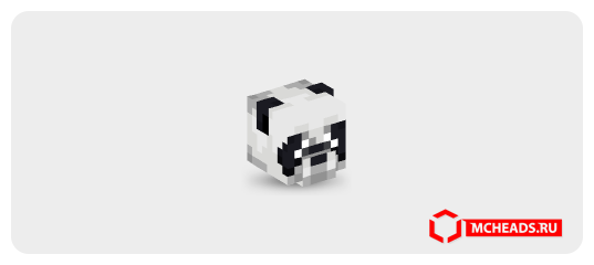 Panda (worried) — Minecraft head