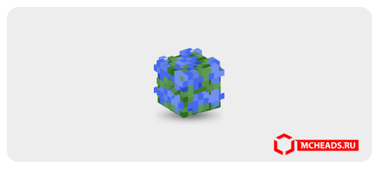 Cornflowers — Minecraft head