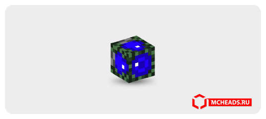 Christmas Light (blue) — Minecraft head
