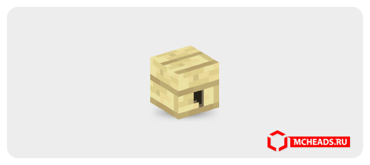 Birch Comma — Minecraft head