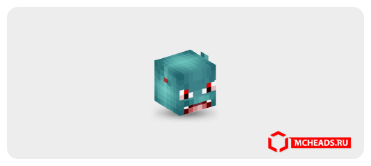 Venusaur (#003) — 35351 — Minecraft head