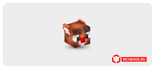 Rudolph the Red-nose Reindeer — 2910 — Minecraft head