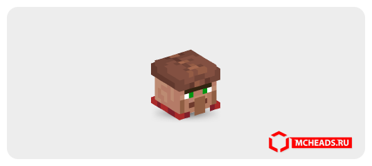 Shepherd Villager — 32927 — Minecraft head