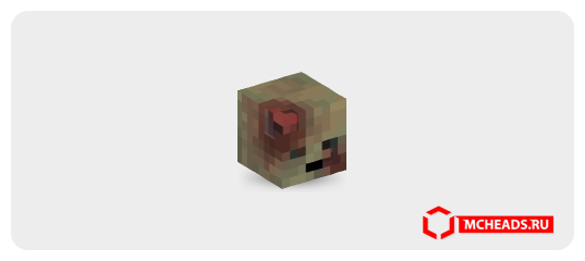 Rotten Zombie — 3825 — Minecraft head