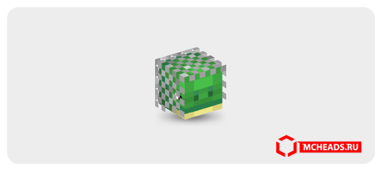 Sea Turtle with Chainmail Helmet — Minecraft head