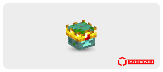 Drowned King — Minecraft head