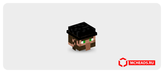 Jewish Villager — Minecraft head