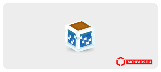 Зелье (голубой) — Голова Майнкрафт