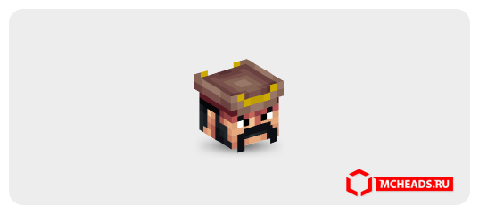 Black Beard — Minecraft head