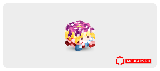 Clownpiece Plushie — Minecraft head