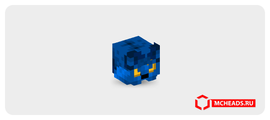 Blue Wolf — Minecraft head