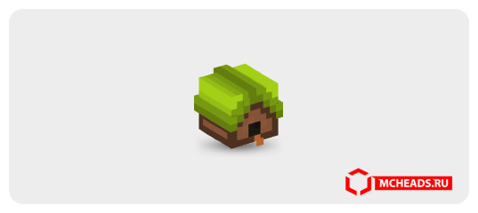 Bird House (lime) — Minecraft head