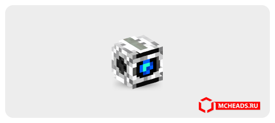 Wheatley with Cracked Eye — Minecraft head