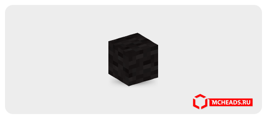 Wool (black) — 1051 — Minecraft head