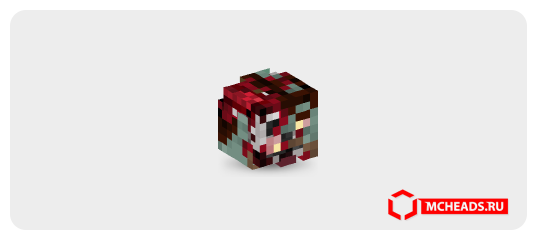 Rotten Zombie — 12103 — Minecraft head