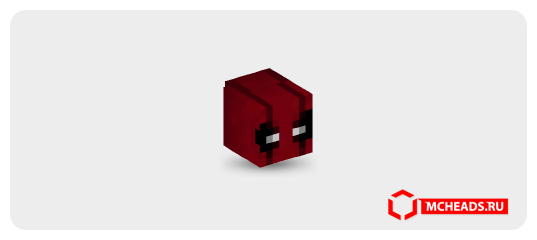 Deadpool — 61883 — Minecraft head