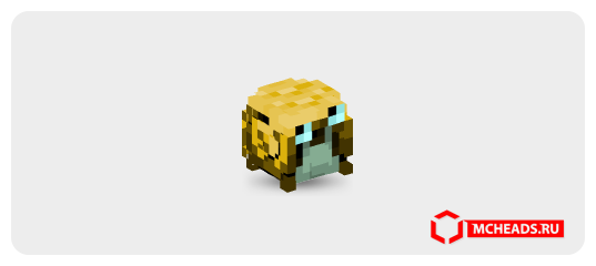 Snail (Yellow) — Minecraft head
