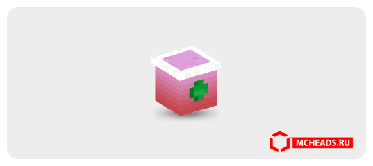 Raspberry Pink Drink — Minecraft head