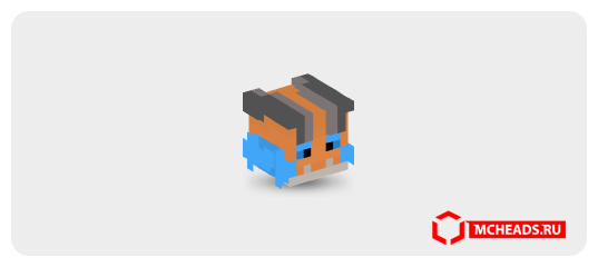 Orange Swampert (#260) — Minecraft head
